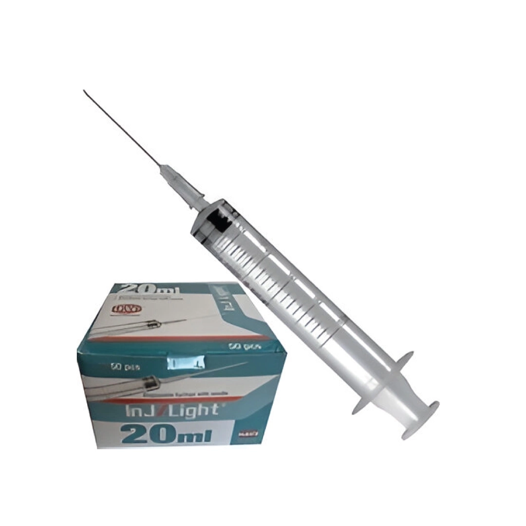 Siringhe monouso con ago, 20 ml